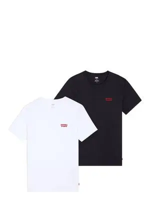 LEVI'S Graphic Crewneck T Shirt 2 Pack - Black