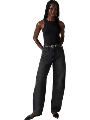 LEVI'S Baggy Dad Barrel Jeans - Black