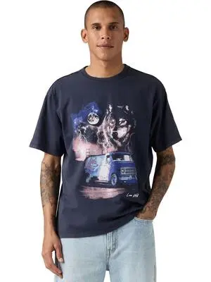 LEVI'S Graphic Vintage Fit Tee - Blue