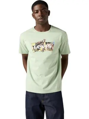 LEVI'S Relaxed Fit Graphic Tee - Green