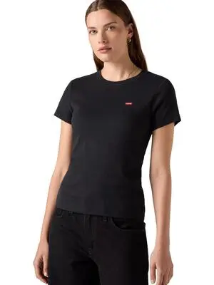 LEVI'S Essential Housemark Tee - Black