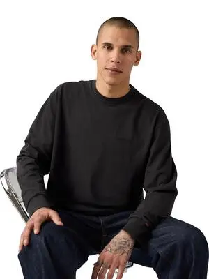 LEVI'S Long Sleeve Authentic Tee - Black