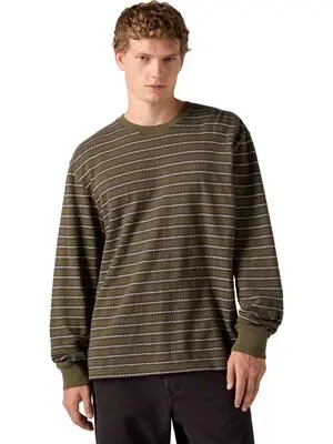 LEVI'S Long Sleeve Graphic Authentic Tee - Brown