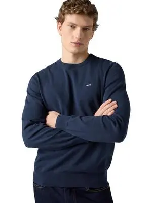 LEVI'S Lightweight Housemark Sweater - Blue