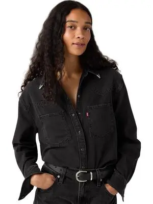 LEVI'S Teodora Western Shirt - Black