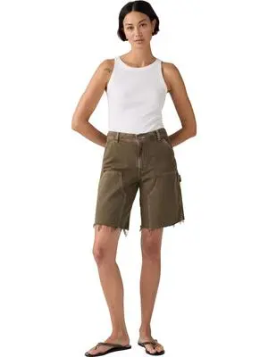 LEVI'S Baggy Dad Utility Shorts - Brown