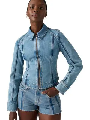 LEVI'S Shadow Seamed Trucker Jacket - Blue