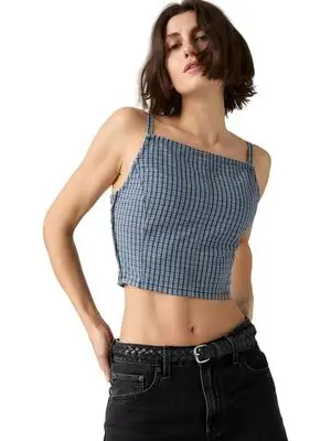 LEVI'S Square Neck Tank Top - Blue