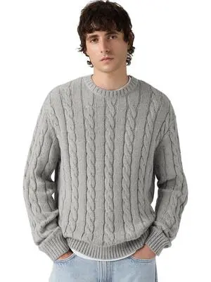 LEVI'S Laurel Crew Sweater - Grey