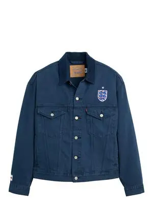 LEVI'S England Football Type Iii Trucker Jacket - Blue