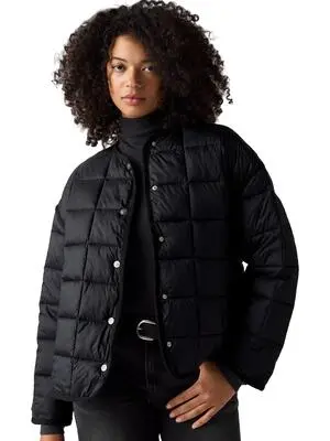 LEVI'S Poppy Quilted Puffer Jacket - Black