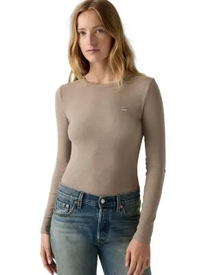 LEVI'S Hayes Long Sleeve Tee - Brown