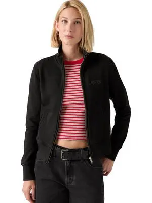 LEVI'S Graphic Slim Fit Full Zip Sweatshirt - Black