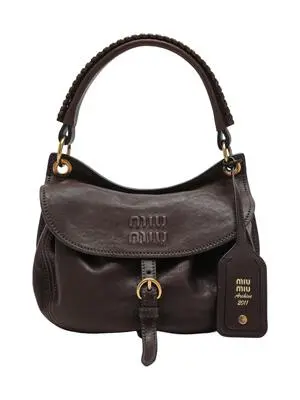 Miu Miu Rendez-vous Lambskin Bag - Brown