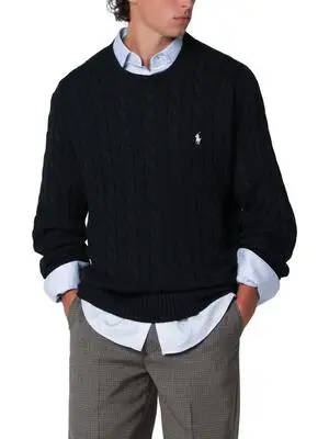 Polo Ralph Lauren Cotton Cable-knit Sweater - Blue