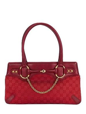 Gucci Horsebit Handbag - Red
