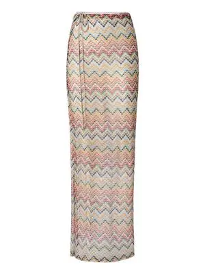 Missoni Long Pareo Skirt With Print - Multicoloured