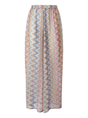 Missoni Zig Zag Printed Fabric Cover-up Trousers - Multicoloured