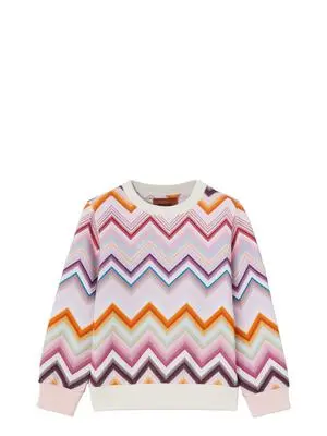 Missoni Pure Cotton Crewneck Sweatshirt - Multicoloured