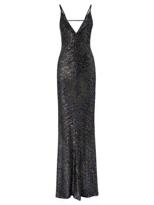 Missoni Long Dégradé Knit Dress With Sequins - Multicoloured
