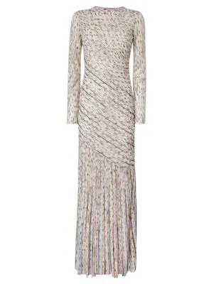 Missoni Long-sleeved Dress With Lurex - Multicoloured