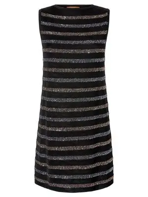 Missoni Sleeveless Striped Mini Dress With Sequins - Multicoloured