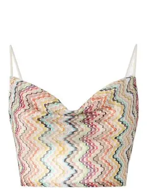 Missoni Missoni Printed Scarf-Style Top Multicoloured