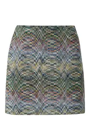 MISSONI Viscose Lamé Mini Skirt