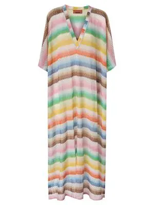 Missoni Long Caftan Cover-up - Multicoloured