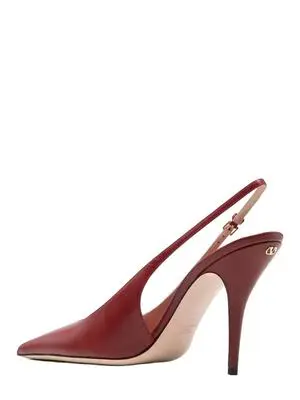 Valentino Garavani Vlogo Signature Slingback Pumps - Red