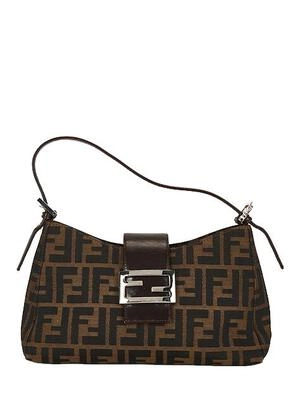 FWRD RENEW Fendi Zucca Shoulder Bag - Brown