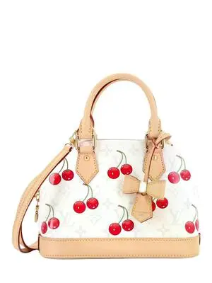 LOUIS VUITTON X Takashi Murakami Alma Handbag Limited Edition Monogram Cerises Bb Satchel - Multicolour