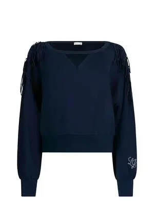 Liu Jo Sweatshirt With Cut-outs - Blue