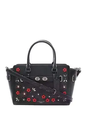 COACH VINTAGE 2010s Blake Carryall Leather Handbag - Black