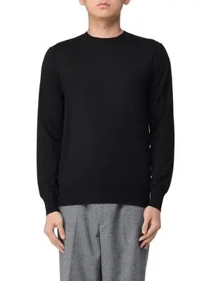 PAOLO PECORA Paolo Pecora Fine Knit Crew Neck Jumper Black