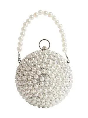 DAVID CHARLES David Charles Faux Pearl Embellished Cross-Body Bag