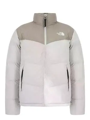 The North Face Logo-embroidered Quilted Jacket - Grey