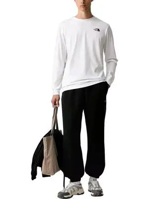 The North Face Tnf Essential Logo-embroidered Track Pants - Black