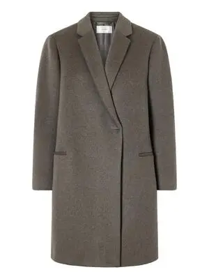 THE ROW Ciel Cashmere Coat - Gray