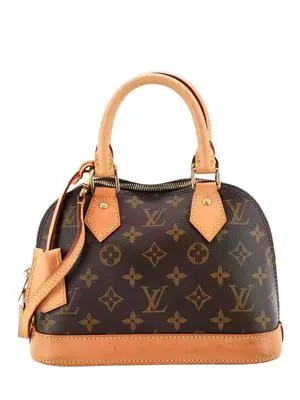 LOUIS VUITTON Alma Handbag Monogram Canvas Bb - Brown