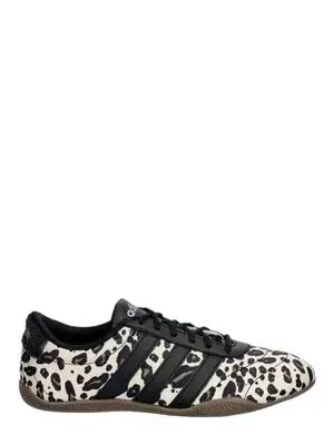 ADIDAS Adidas Leopard Print Leather And Textile Low Top Sneakers