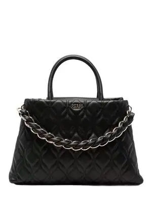 Guess Quilted Tote Bag - Black