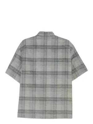 JUUN.J Check-pattern Short-sleeve Shirt - Grey