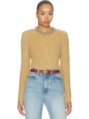 SELF-PORTRAIT Beaded Trim Knit Jumper In . Also - Brown