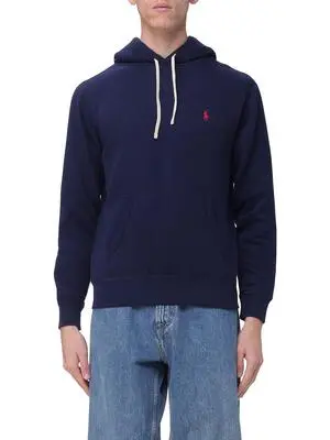 Polo Ralph Lauren Sweatshirt With Embroidered Logo - Blue