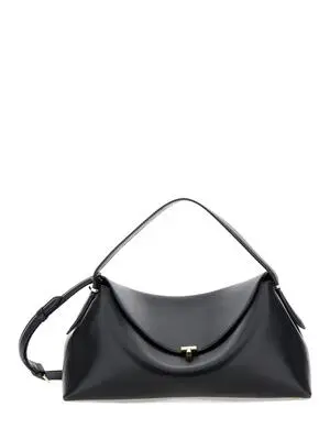 TOTEME Leather Tote Bag - Black
