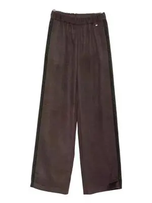 Herno Elasticated-waistband Wide Leg Palazzo Pants - Brown