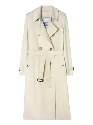 BURBERRY Burberry Long Cashmere Kensington Trench Coat