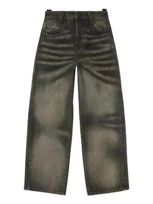 DIESEL® Relaxed Jeans High-waist 1982 D-hakou - Black