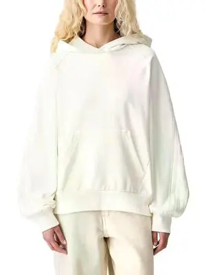 Adidas Embroidered Logo Raglan Sleeve Hoodie - White